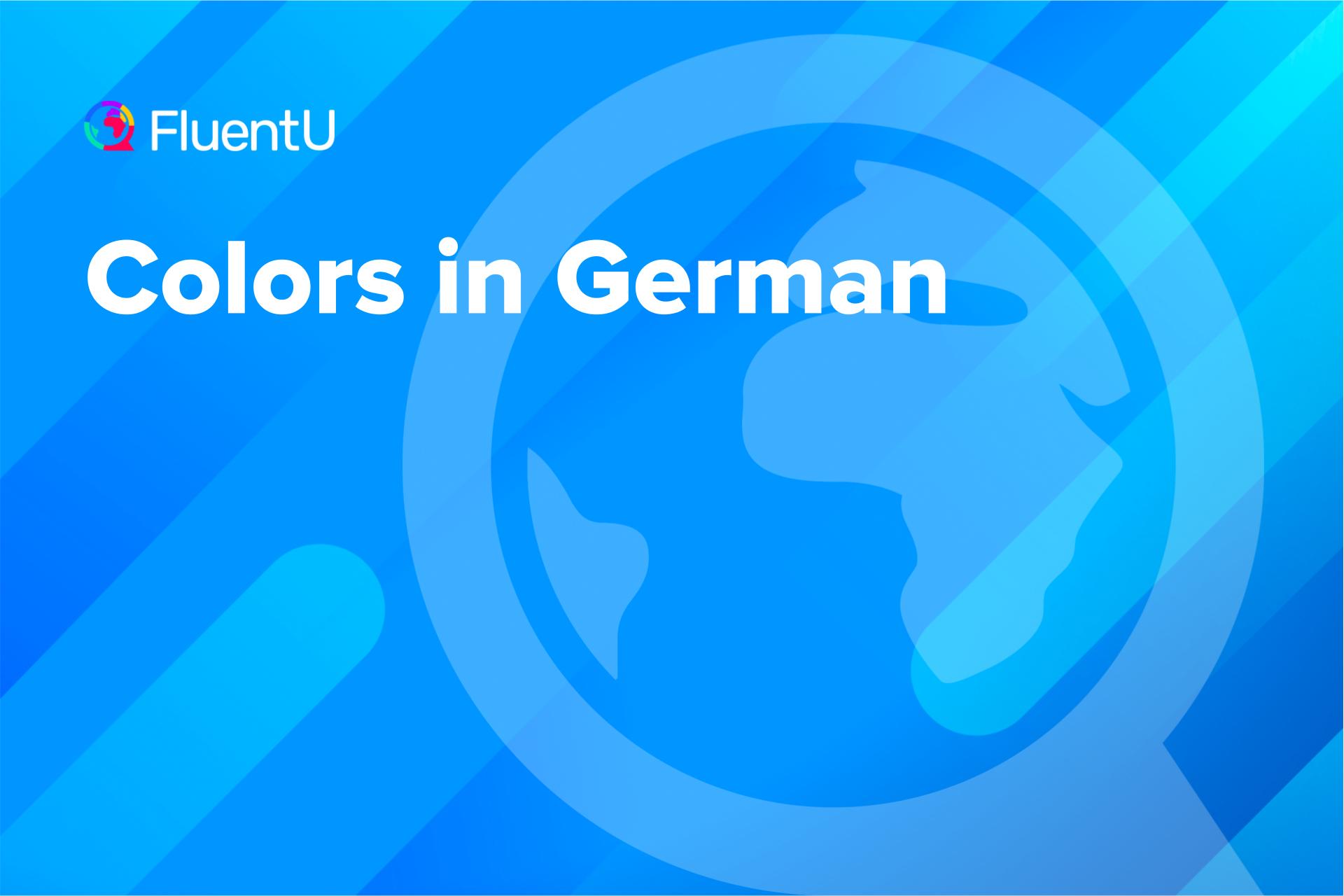 Colors in German | FluentU
