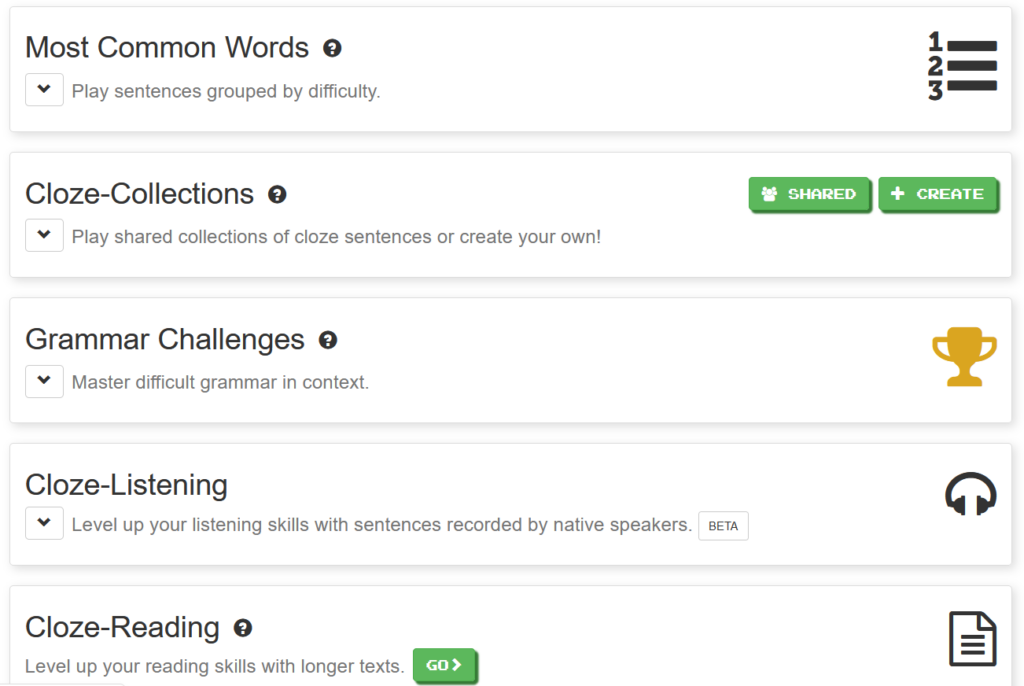 Clozemaster Review: Perfect for Learning Tons of Vocabulary Fast, but ...