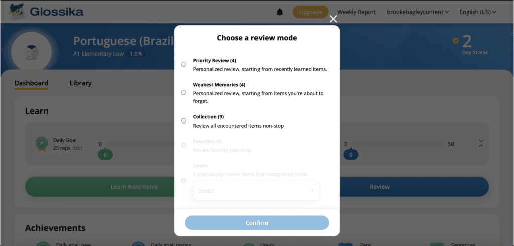 Glossika Review: Excellent for Learning Naturally and In-context, but ...