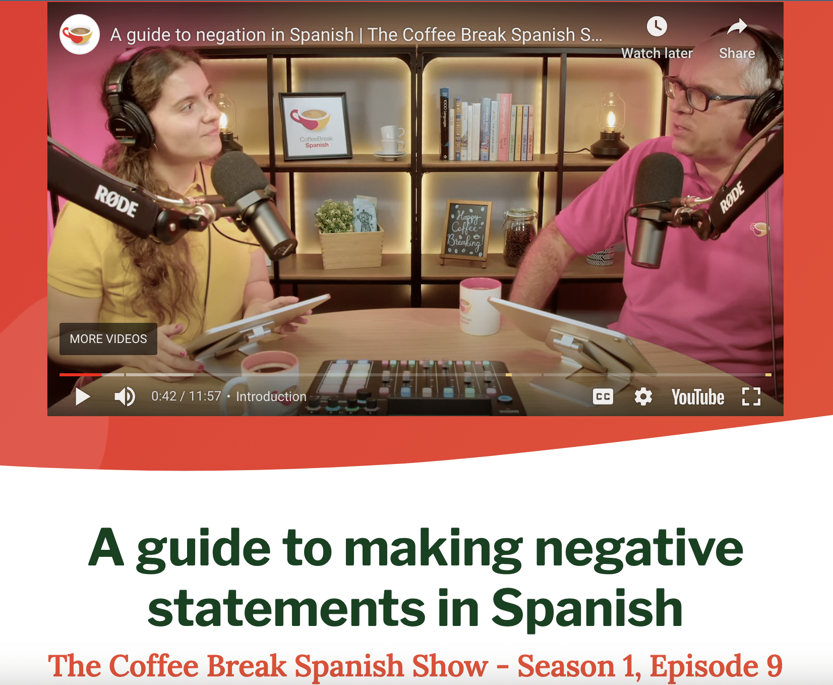 Coffee Break Spanish Review: Convenient Listening but Not Comprehensive ...