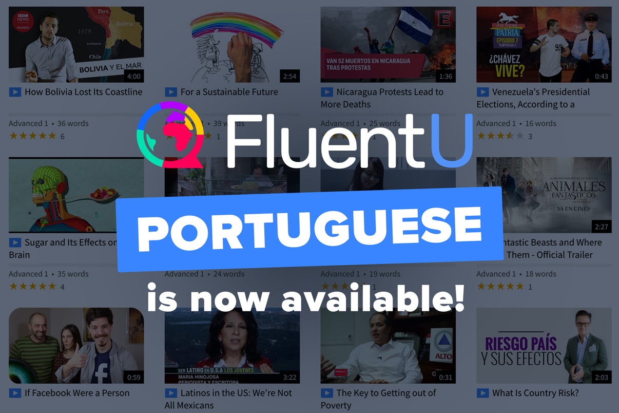FluentU Portuguese Is Now Available! | FluentU