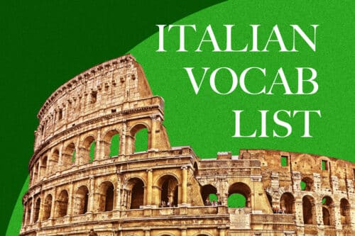 Italian Vocabulary | FluentU Language Learning