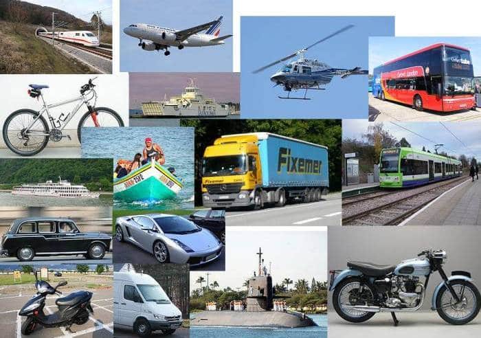 Spanish Transportation Vocabulary